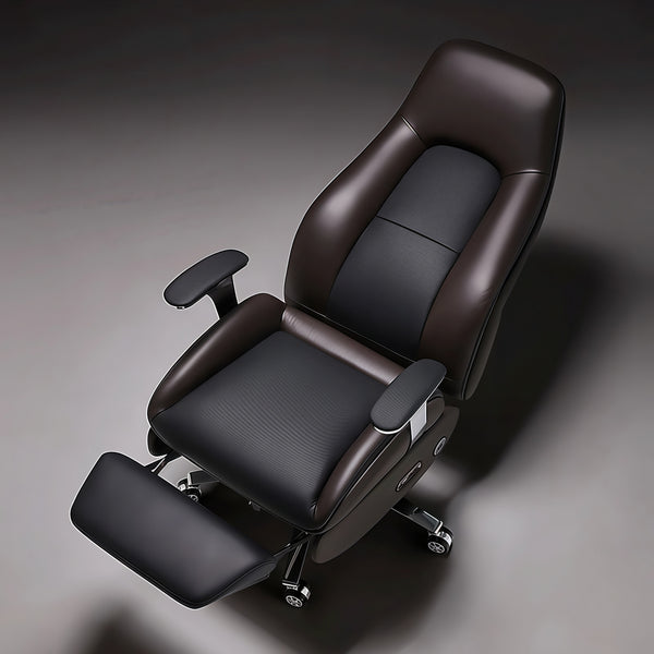 Alex Electric Executive Chair - Breathable Leather Office Chair | Povimo