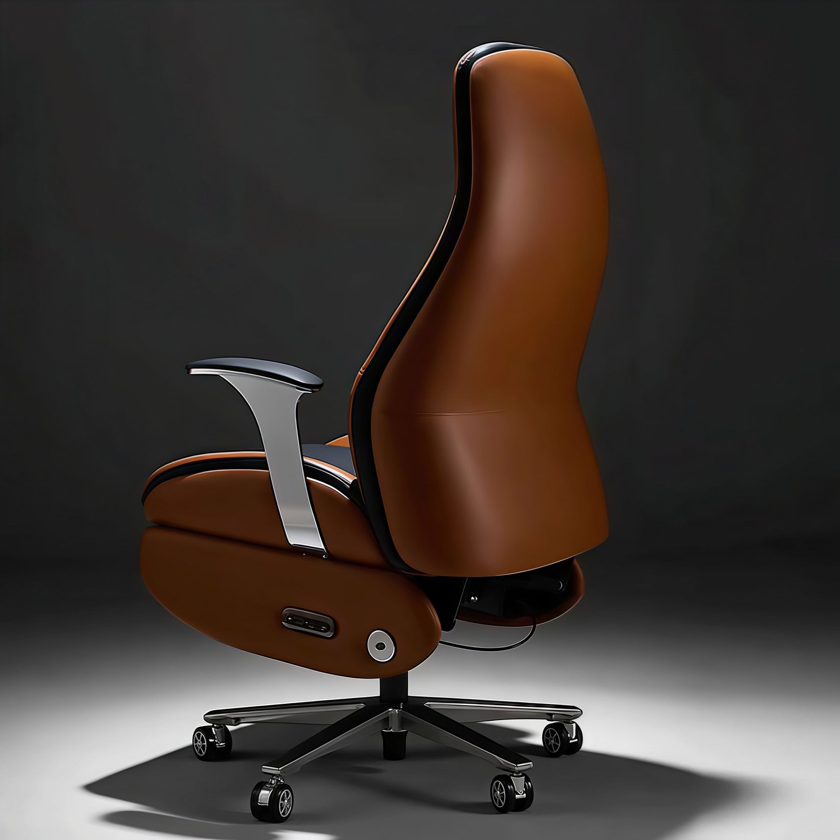 Alex Electric Executive Chair - Breathable Leather Office Chair | Povimo